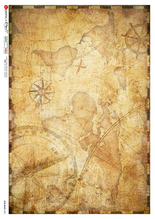Vintage Map Rice Paper – EE Wholesale